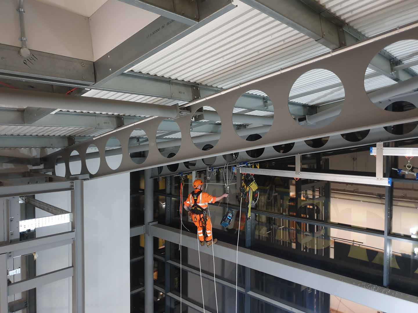 Raptor Rail Abseil System Installation - Somerset - Rappel