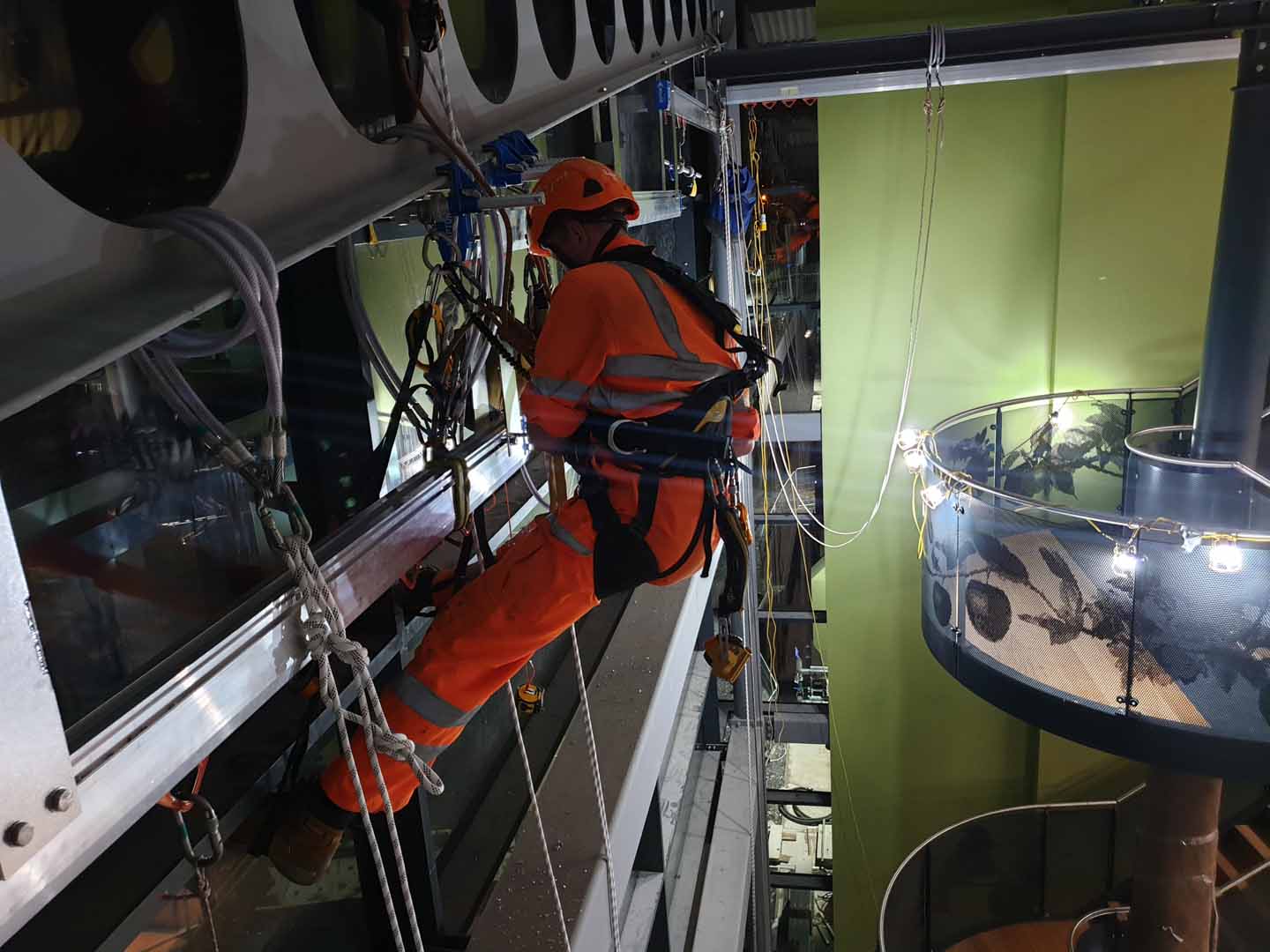 Raptor Rail Abseil System Installation - Somerset - Rappel